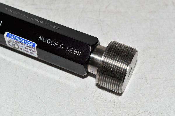 Precon 1.3125-18 UNJEF-3B Thread Plug Gage GO PD 1.2764 No Go 1.2811