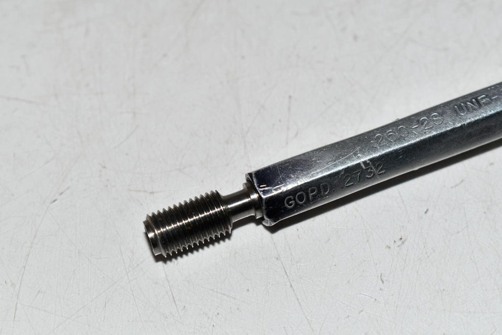 Precon .250-28 UNF-2B STI Thread Plug Gage Go Pd .2732 NO GO .2765