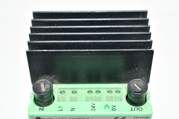 Red Lion Controls PSDR1300, 120VAC/24VDC 1AMP, Power Supply DIN Rail M ...