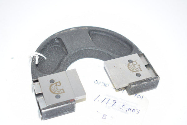 Reef Gage #2 1.119 Snap Gage Wedge Shaped Anvils, GO NO GO Groove Tool ...