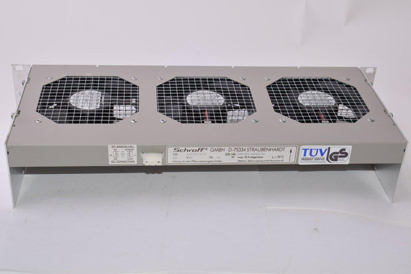Schroff, Model: D-75334 Circulation Fan Assembly, 3 Fan Assembly, 24 V ...