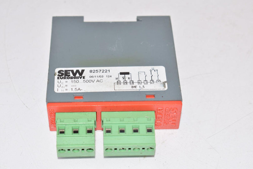 Sew Eurodrive 8257221 Brake Rectifier 150-500 VAC
