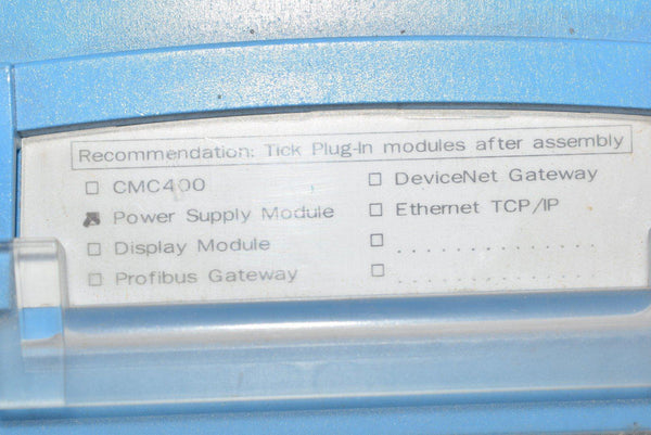 SICK CDM420-0102 Power Supply Module W/ CMC400-101 Parameter Save Clon ...