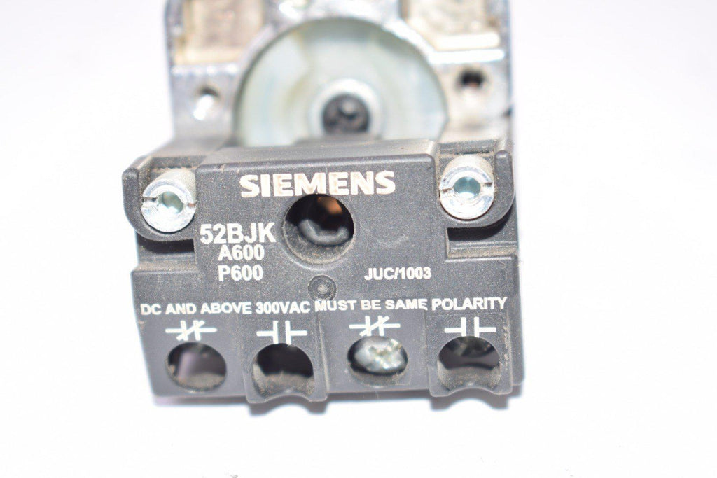 Siemens 52BJK 3 Position Operator Switch – VB Industrial Supply