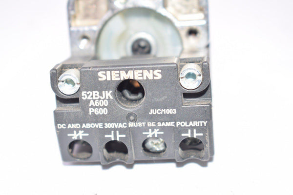 Siemens 52BJK 3 Position Operator Switch – VB Industrial Supply
