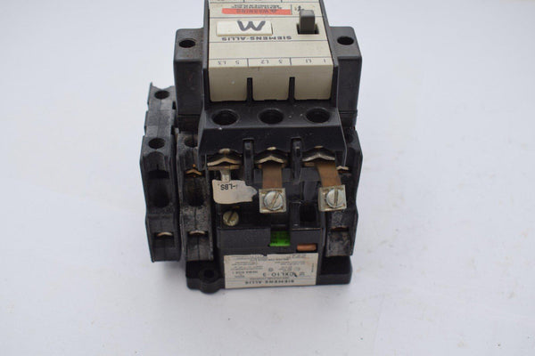 Siemens Allis Chalmers CXL10-3 Contactor OLR1600CSI Overload Relay