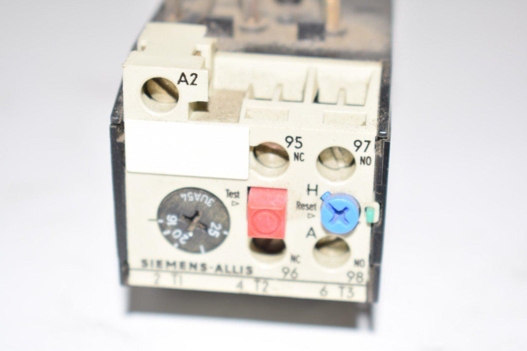 Siemens OLR2500CS2 Overload Relay 16-25 Amp Class 10, 60 Amp