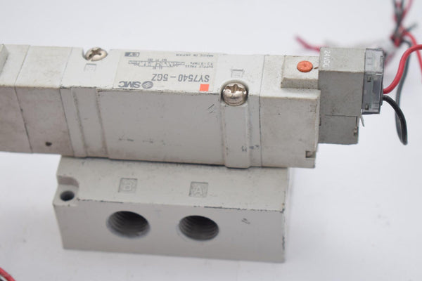 SMC SY7540-5GZ SY 4/5 PORT SOLENOID VALVE W/ Manifold – VB Industrial ...