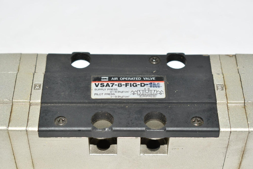 SMC VSA7-8-FPG-D-1M valve, air/pilot, VS7-6 Solenoid Valve 4/5 PORT ...