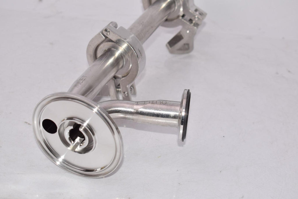 SPX Sanitary Fitting Assembly Stainless Inlet/Outlet Fitting – VB ...
