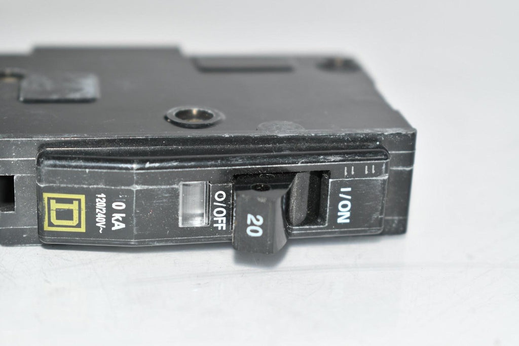 Square D 20 amps Circuit Breaker 10 kA ON/Off TIPO QO – VB Industrial ...