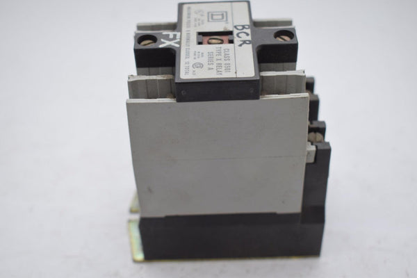 SQUARE D 8501X040 TYPE X RELAY SERIES A Form FX