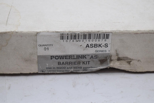 SQUARE D ASBK-S POWERLINK-AS BARRIER KIT FOR NQOD & NEHB PANELBOARDS ...