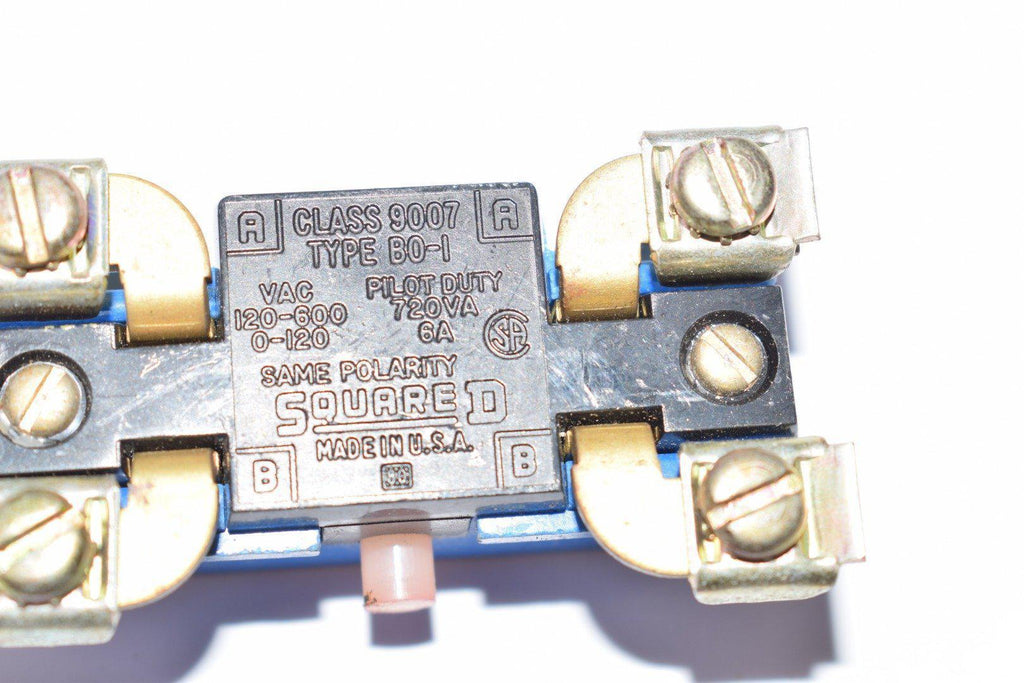 Square D Class: 9001 Type: B0-1 Contact Block – VB Industrial Supply