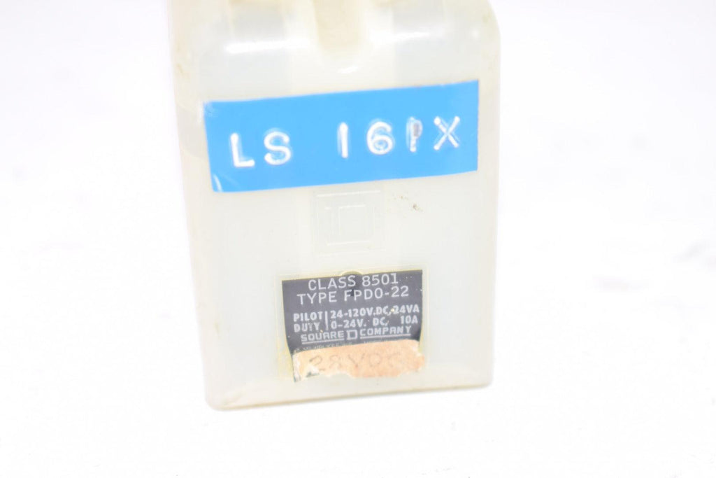 Square D FPD0-22 Class 8501 Pilot Duty Relay Switch 8 Pin – VB ...