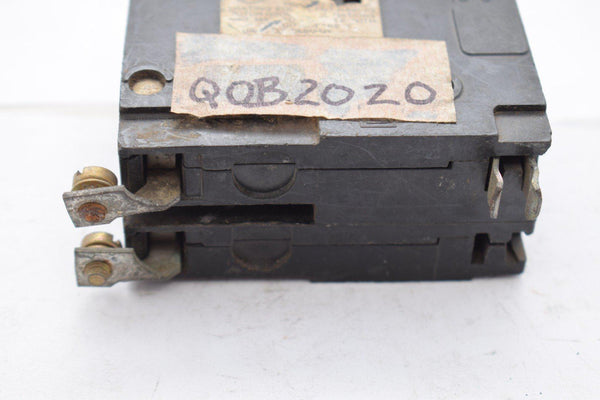 Square D QOB2020 Molded Case Circuit Breaker 2p 20a Amp 120/240v-ac ...