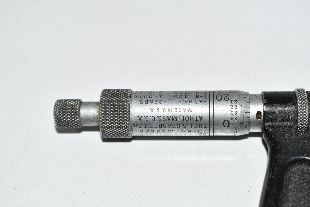 Starrett No. 436 11''-12'' Inch Outside Micrometer (Ratcheting Thimble ...