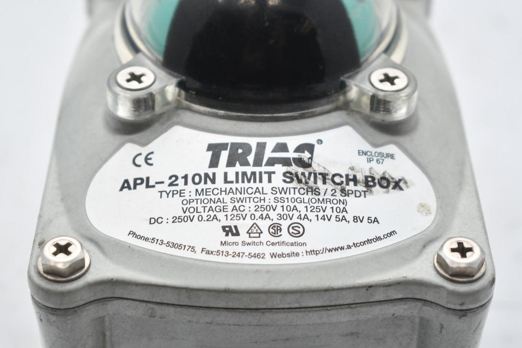 Triac APL-210N Industrial Valve Limit Switch Box w/ Bracket Mechanical – VB Industrial Supply