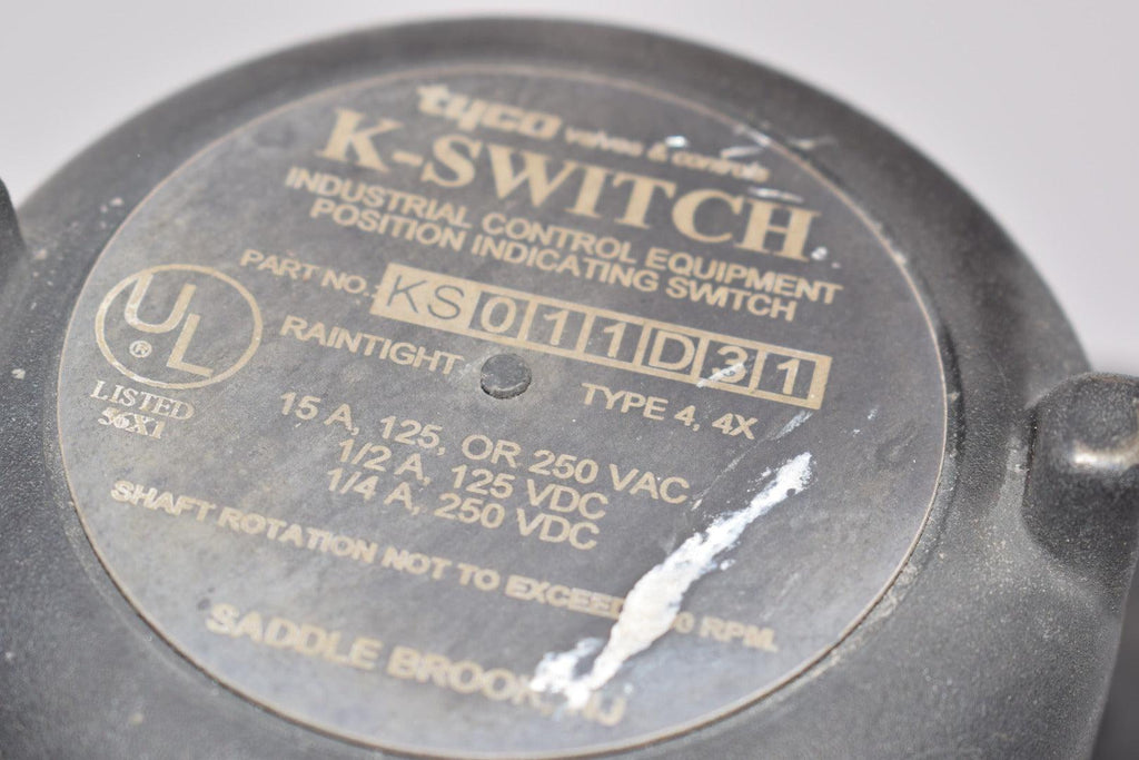 Tyco Keystone Single Acting Actuator 5.5 BAR Spring Pak K-Switch KS011 ...