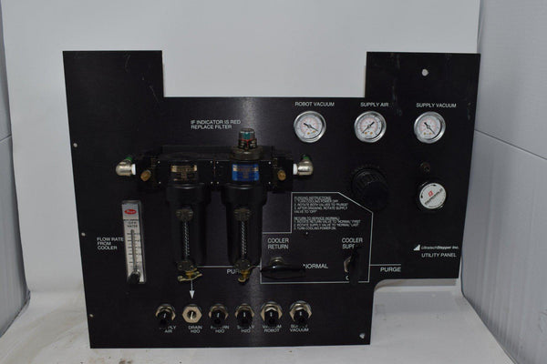 Ultratech Stepper Utility Panel Photolithography Norgren Filter, Fairc