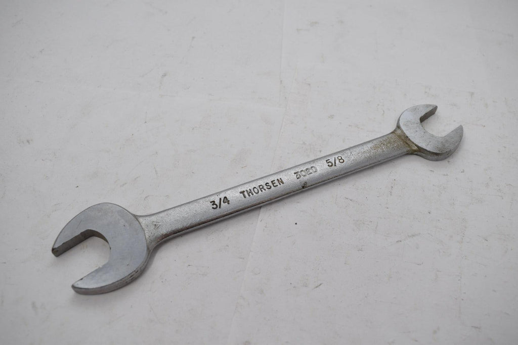 VINTAGE THORSEN 3020 DOUBLE OPEN END WRENCH ~ 3/4'' & 5/8'' – VB ...