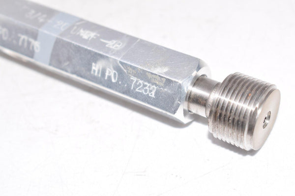 WALLY TOOL 3/4-20 UNEF-2B Thread Plug Gage Assembly GOPD .7175 x HIPD ...