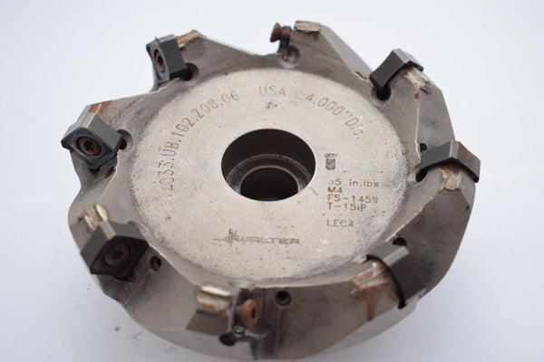 Walter F4033.UB.102.Z08.06 4-1/2'' Indexable Face Milling Cutter – VB ...