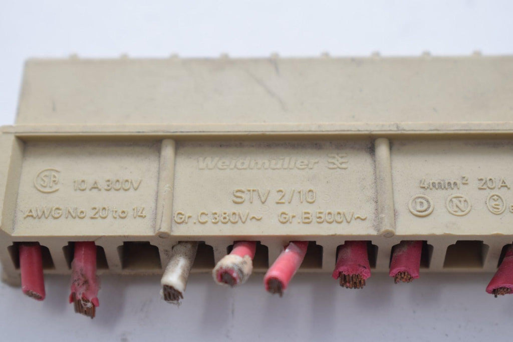 Weidmuller STV 2/10 Terminal Block Connector – VB Industrial Supply
