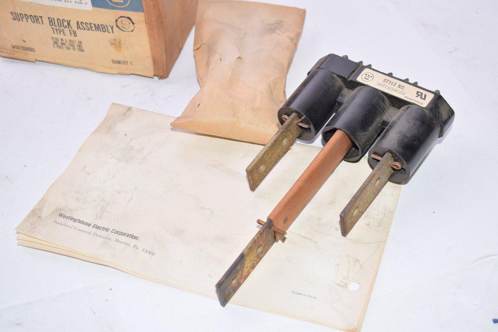 Westinghouse 507C036G03 Support Block Assembly Type FB Plug In & Bolt ...