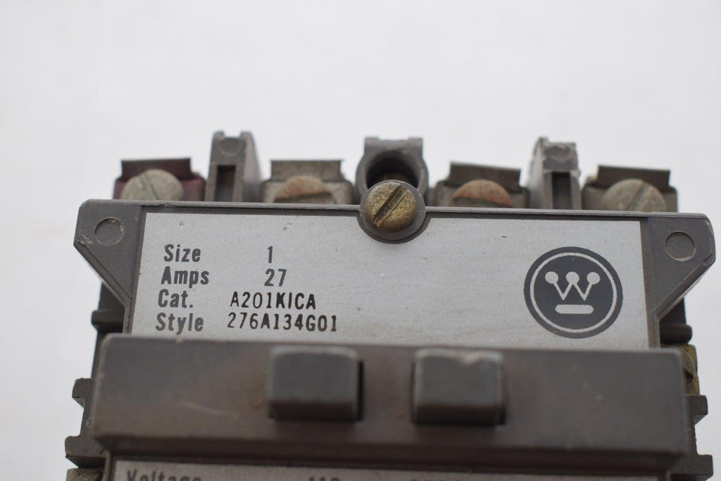 Westinghouse A201K1CA Contactor, Non-Reversing, NEMA Size 1, 27A, 600V ...