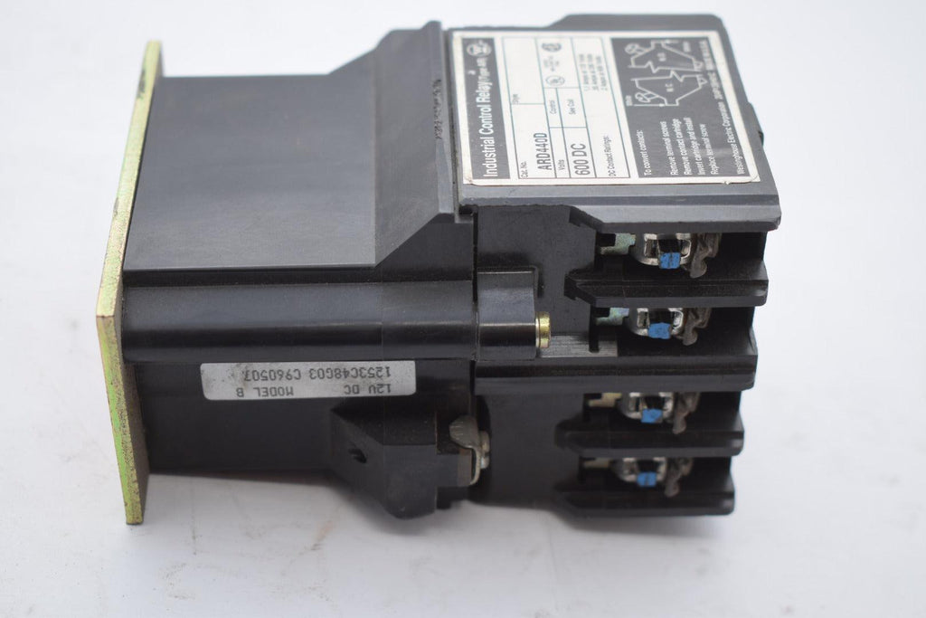 Westinghouse ARD440D Industrial Control Relay AR 600VDC