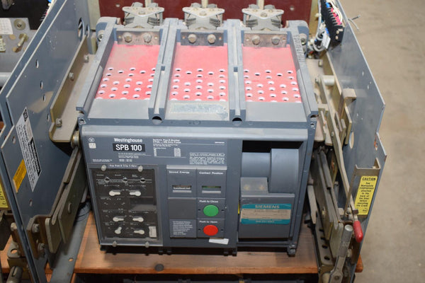 Westinghouse SPB100 800A 3 Pole Circuit Breaker 1367D47G41 Shunt Trip ...