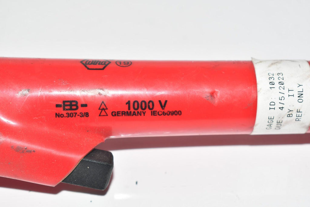 Wiha 307-3/8 3/8'' Insulated Torque Wrench 1000V 0-50 Nm 0-35 lbf ft ...