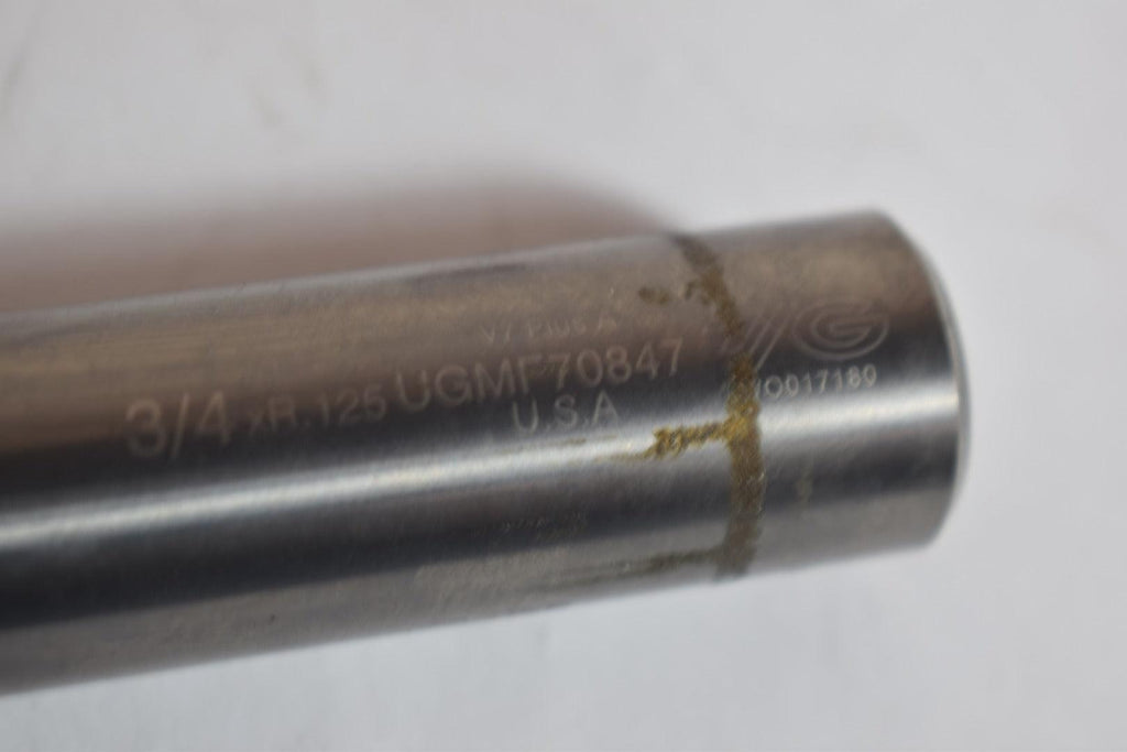 YG 3/4'' x R.125 V7 PLUS A 4FL MULTI HELIX CARBIDE END MILL UGMF70847 ...